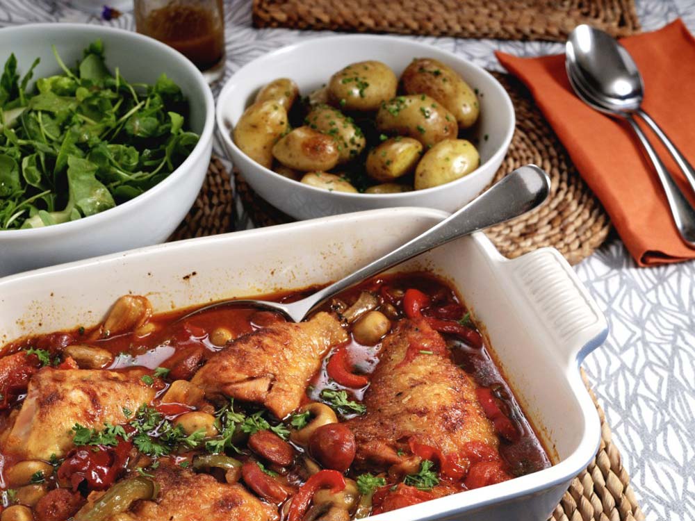 Spanish Chicken Braise | What Dad Cooked